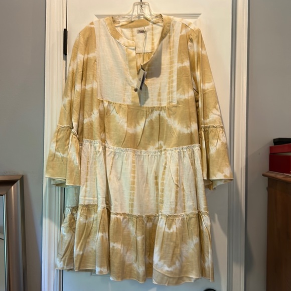 Faherty | Dresses | Nwt Faherty Vida Tie Dye Dress In Maple Sugar Size ...
